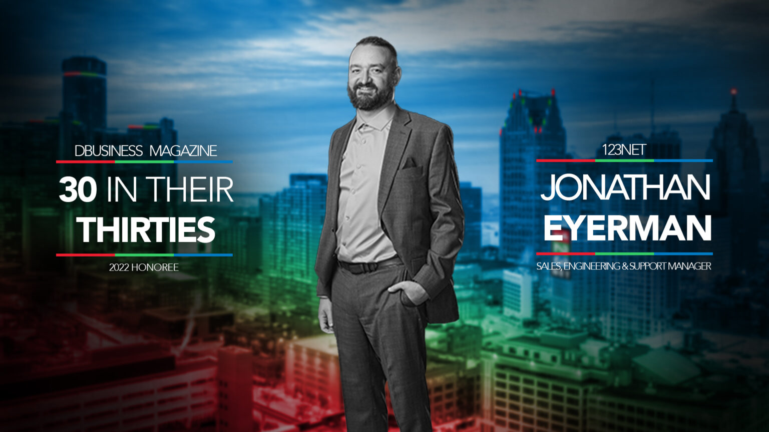 123NET - Jonathan Eyerman featured in DBusiness